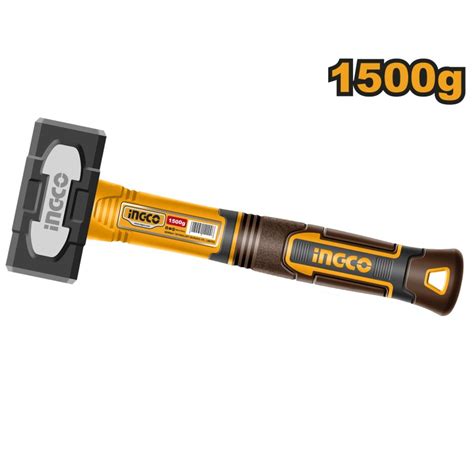 Massette 15kg Manche Fibre Verre Ingco