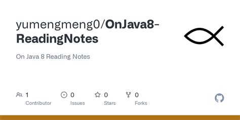 Github Yumengmeng0onjava8 Readingnotes On Java 8 Reading Notes