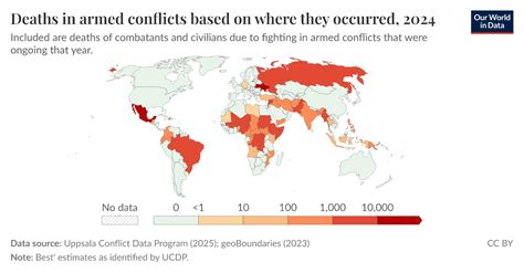 Conflict Data Explorer Our World In Data
