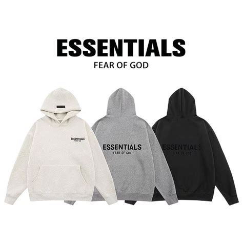 Essentials Fear Of God Hoodie S22 เสื้อสเวตเตอร์มีฮู้ดแบบบาง เสื้อฮู้ด