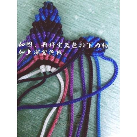 斜卷结之五瓣树叶 手工客官网 Friendship Bracelets Embroidered Jewelry Jewlery
