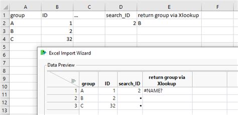 solved jmp import xlookup equation in excel file jmp user community