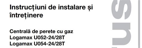 Manual centrala Buderus cu Boiler Logamax U052-28T - Blog Tehnica ...