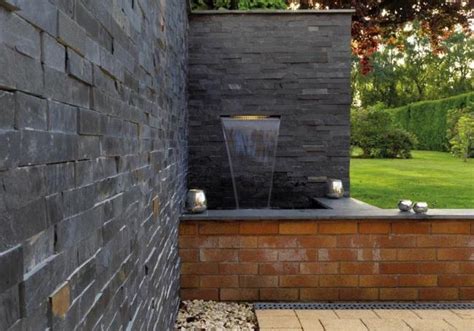 Pavestone Stacked Slate Cladding Tiles 2 Sizes 2 Colours