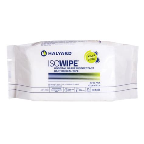 Buy Halyard Isowipe Bactericidal Wipe Refill Pack At Best Price Aj