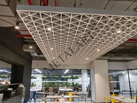 Powder Coated Color Coated Triangular Open Cell Ceiling At ₹ 350square