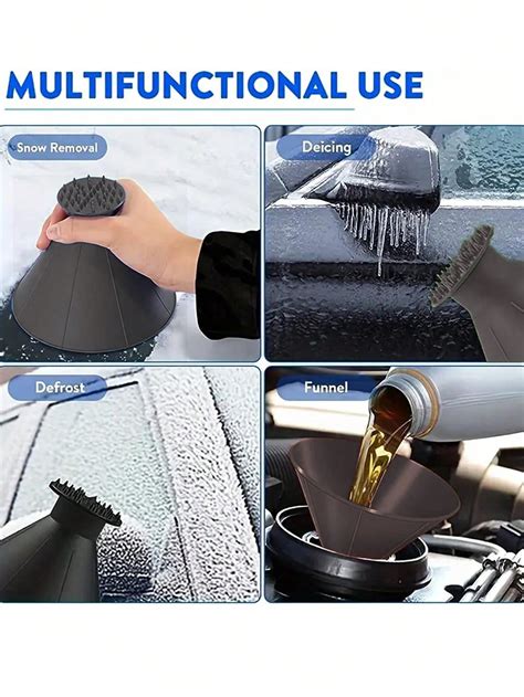 2pcs Car Windshield Defrost Deicer Keep Your Windshield Clean And Safe Winter Snow Clearing
