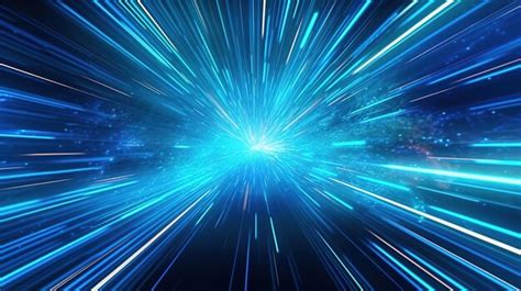 Premium Ai Image Abstract Long Exposure Dynamic Speed Light Trails Background