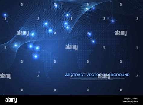 Networking Connection Concept Abstract Technology Global Network