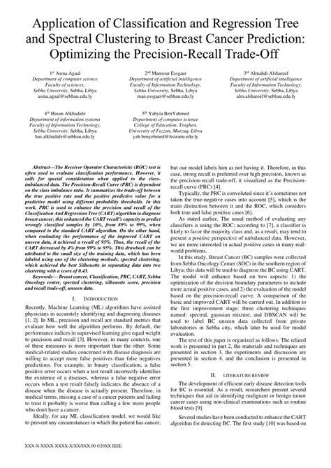pdf application of classification and regression tree and spectral
