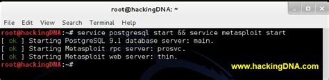 Hackingdna Postgresql On Kali Linux