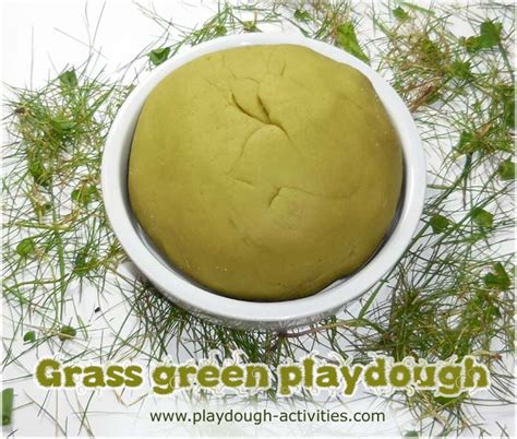Grass Dye Recipe For Naturally Coloured Playdough