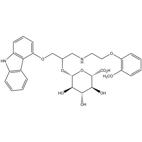 Carvedilol β D Glucuronide 114869 83 9 Metabolites Alsachim