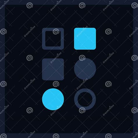 Geometrical Background Ui Element Template Stock Illustration Illustration Of Digital