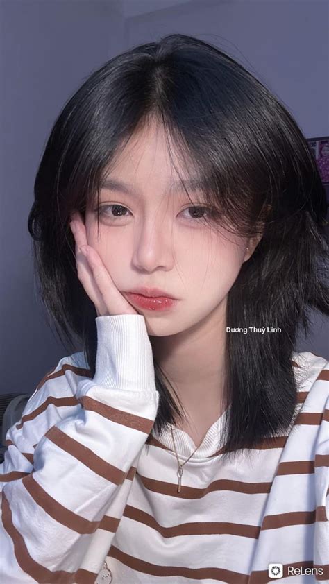 Gai xinhh Tóc đẹp Cắt tóc Cắt tóc nữ