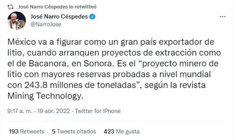 This Is The Lithium Reserve That Mexico Has Against The Us And Canada Infobae