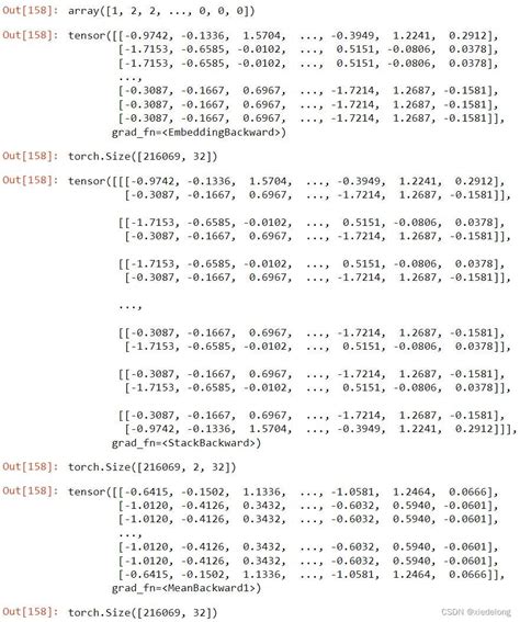 Pytorch Embedding 层的使用pytorch 使用embedding层 Csdn博客