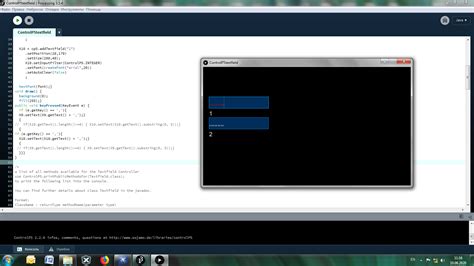 Java Why Is The Comma In Two Text Fields Put At The Same Time Without