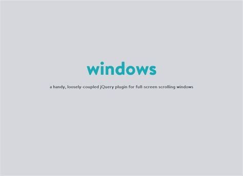 33 Enticing Scrolling Effects Jquery Plugins