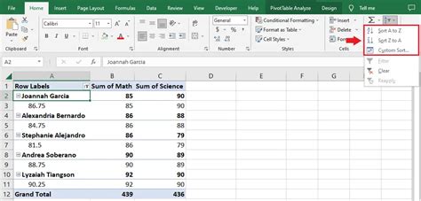 How To Sort A Pivot Table In Excel By Labels And Values
