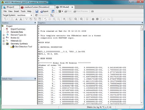 FEM Model Export In NASTRAN Format Download Scientific Diagram