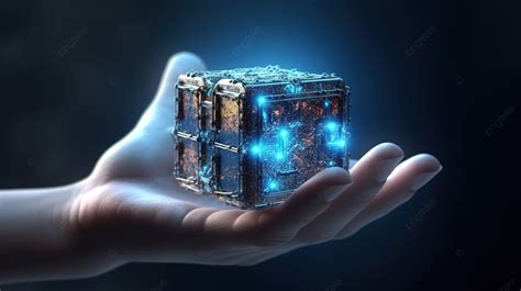 사이보그 손으로 잡은 블록체인 큐브의 3d 렌더링 블록체인 블록체인 기술 블록체인 암호화폐 배경 일러스트 및 사진 무료 다운로드 Pngtree