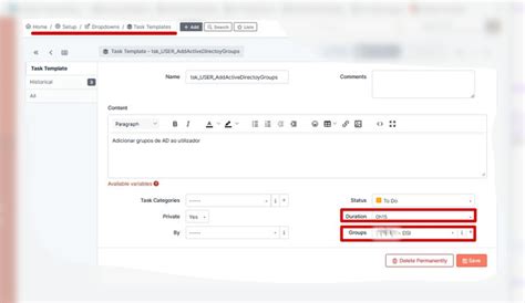 Settings In Tasks English Support Forum Glpi Project