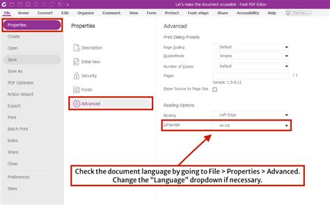 PDF Accessibility Part Remediation In Foxit PDF Editor Pro CAES Office Of Information
