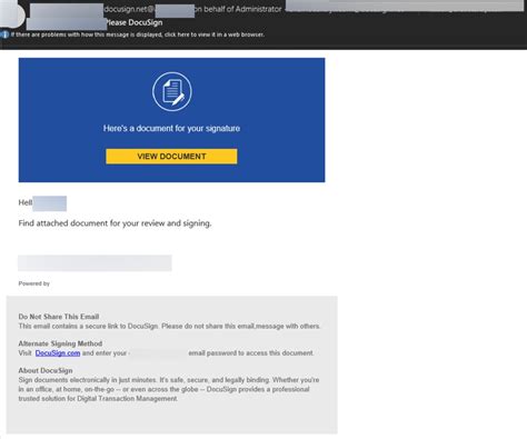 Docusign Phishing Campaign Targets Low Ranking Employees