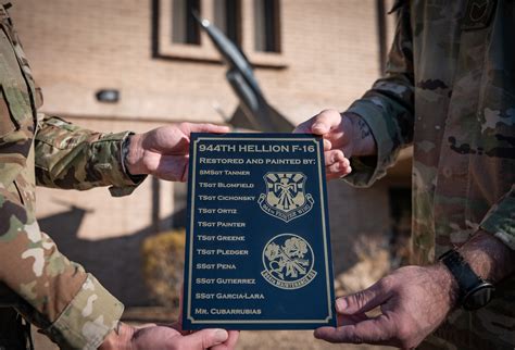 Hellion Reborn Restored F 16 Display Honors 944th Fw Legacy Future