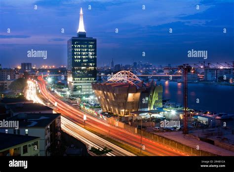 An Aerial Shot Of The Cityscape Of Victoria Island In Lagos Nigeria