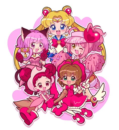 Kinomoto Sakura Tsukino Usagi Sailor Moon Kinomoto Sakura Momomiya