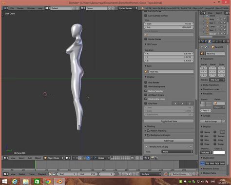Working On Female Modeling Blender Artists Community
