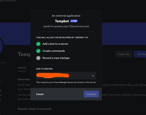 Cant Add Bot To My Own Server Rdiscordapp