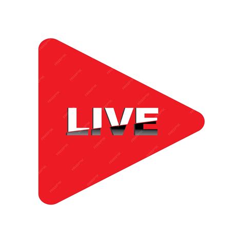 Premium Vector Live Icon Vector Illustration Symbol Design