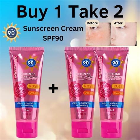 Buy 1 Take 3 Lbls Sunscreen Cream Spf 90 High Protection Uv Plus 60ml