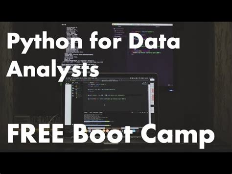 Free Video Python For Data Analysts And Data Scientists From Shashank