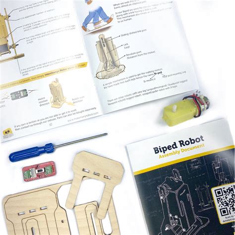 Bipedal Walking Beam Robot Diy Biped Robot Kit Stem Kit Make Many