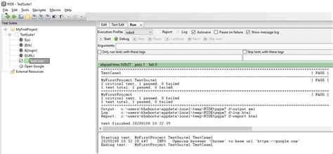 Understanding And Working With Robot Framework