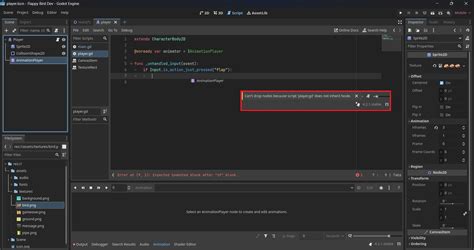 Cant Drop Nodes Because Script Gd Does Not Inherit Node Help Godot Forum