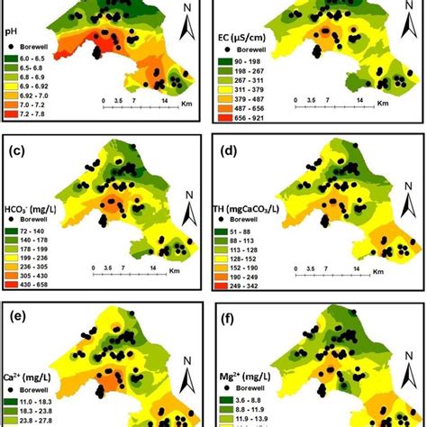 Spatial Distribution Maps Of Anthropogenic Activity Indicators Ac