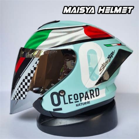 Jual Helm Js Armor Motif Leopard Redbull Helm Viral Kekinian Shopee Indonesia
