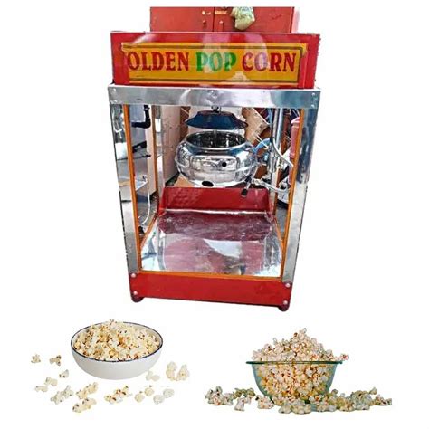 Commercial Gas Popcorn Machine 3 Kghr Output Capacity At ₹ 12500
