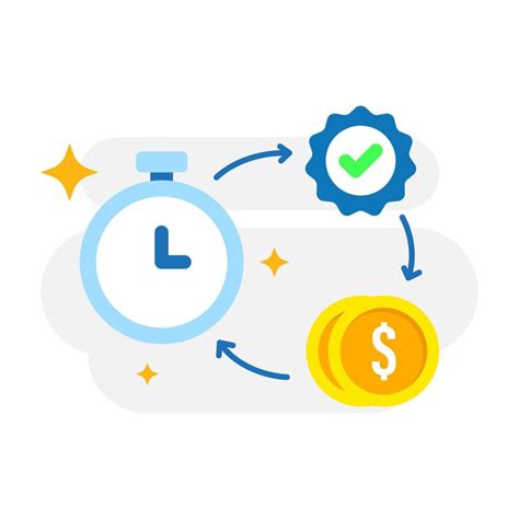 Time Cost Quality Balance Concept Illustration Flat Design Vector Eps10