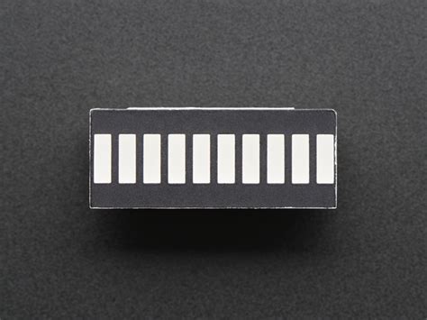 10 Segment Light Bar Graph Led Display Blue Kwl R1025bb Id 1815 Adafruit Industries