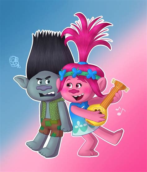 Trolls Branch And Poppy By Marythacake On Deviantart In 2023 Poppy