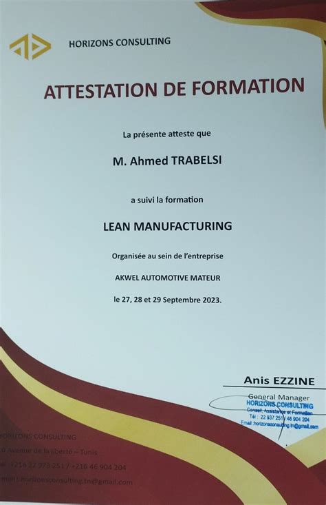 Ahmed Trabelsi On Linkedin Lean Manufacturing