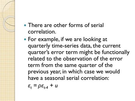 Ppt Serial Correlation Powerpoint Presentation Free Download Id