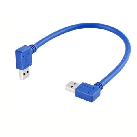 Usb3 0 Male Left To Right Cable Usb 3 0 90 Degree Male To Male Cable Usb3 0 Left Angle To Right