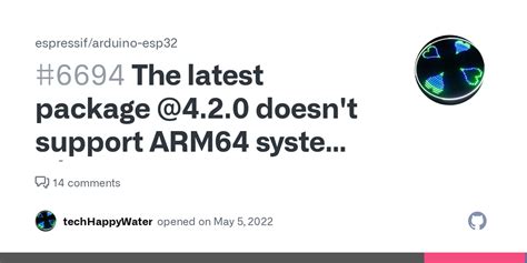 The Latest Package 420 Doesnt Support Arm64 System（raspberrypi